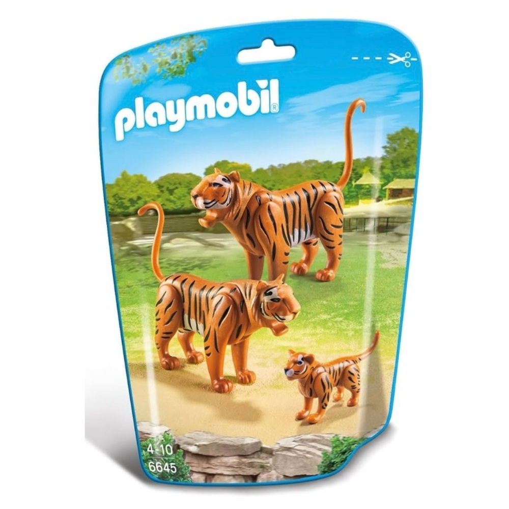 Playmobil | Toys | Playmobil Tiger Family Building Kit Mini Zoo Animal ...